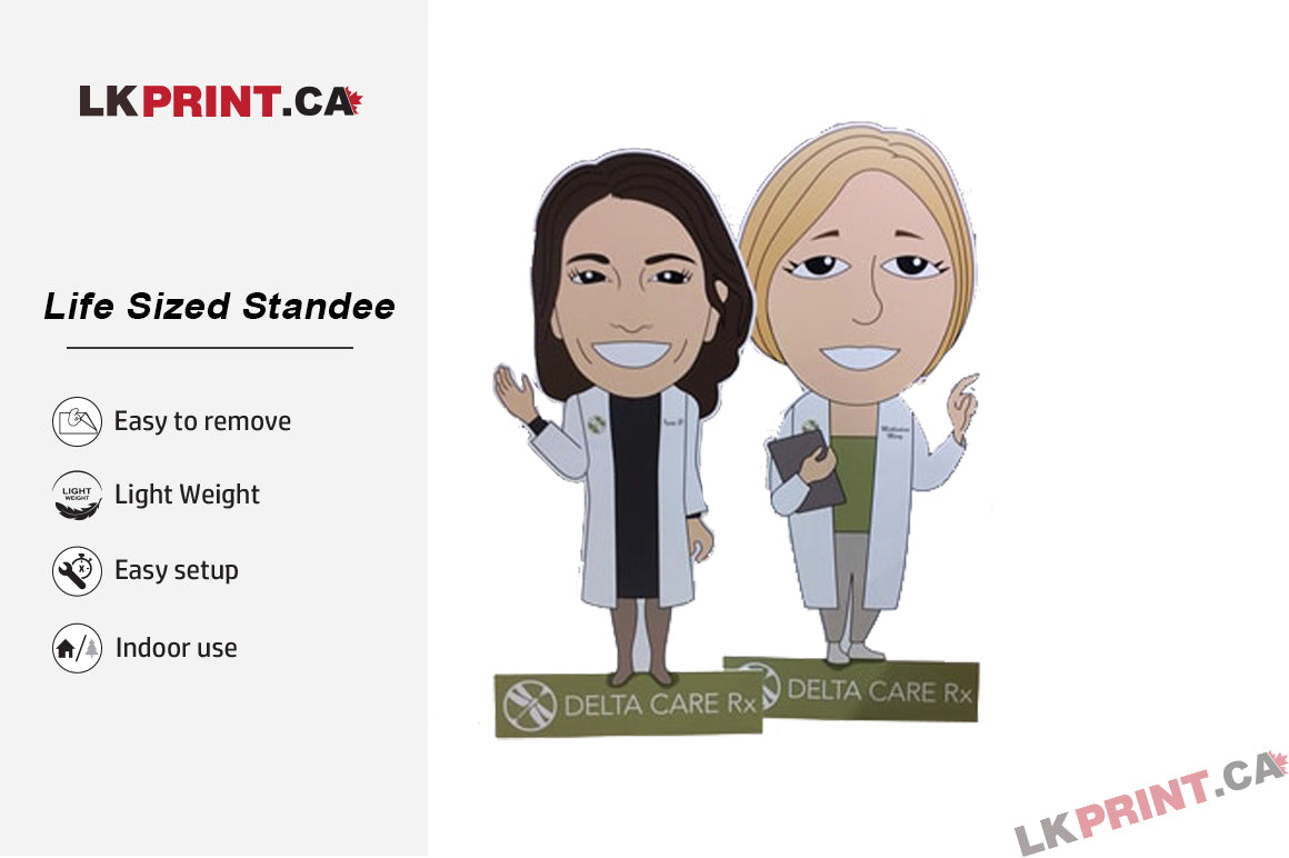 Custom Standees – LKprint.ca