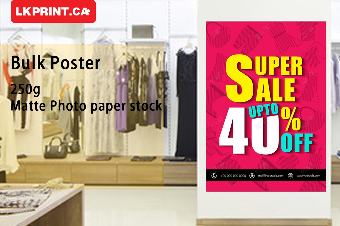 Bulk Large format Poster as low as $0.8/pc, Trade Price – LKprint.ca