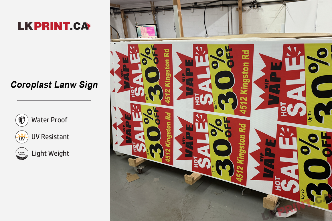 Coroplast signs – LKprint.ca