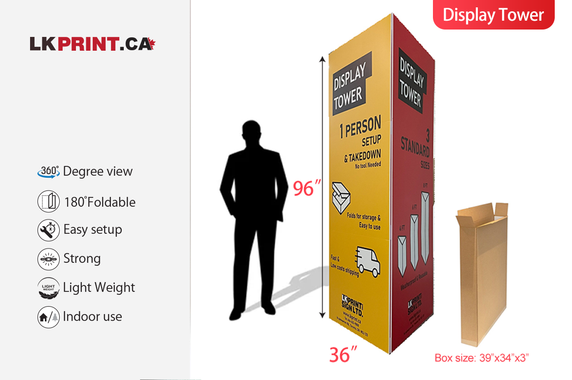 Display Tower - 4mm coroplast – LKprint.ca