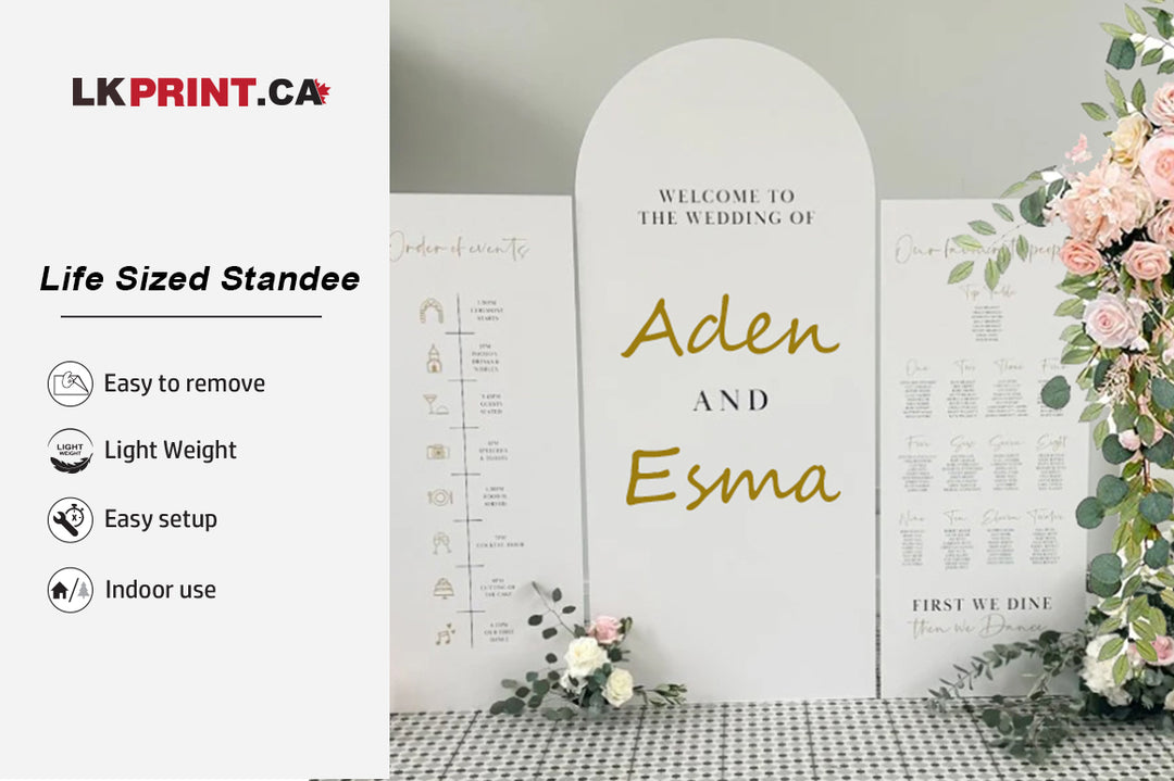 Custom Standees – LKprint.ca