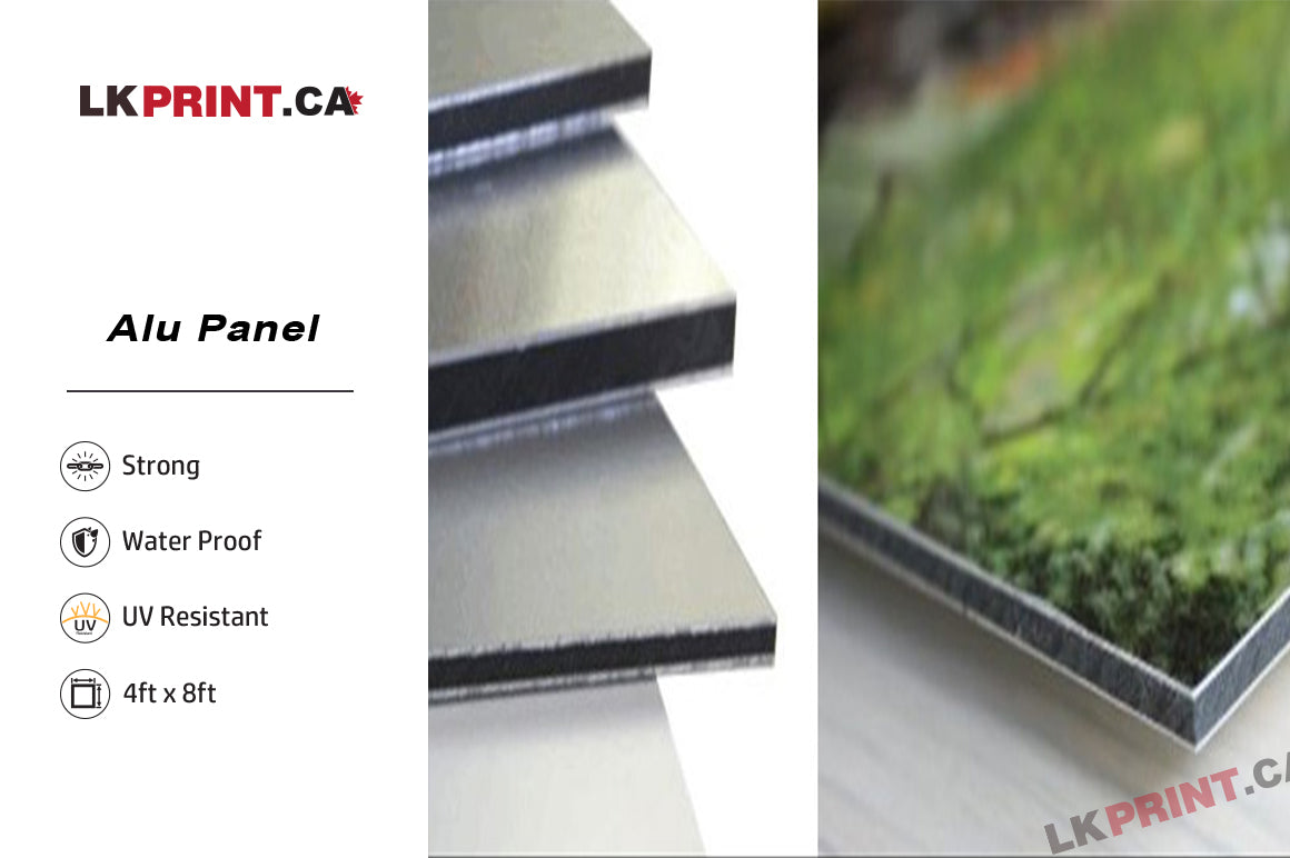 White Alu Panel / Dibond – LKprint.ca