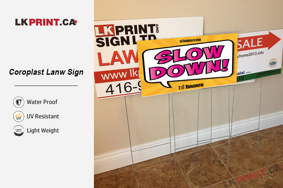 Coroplast Lawn signs – LKprint.ca