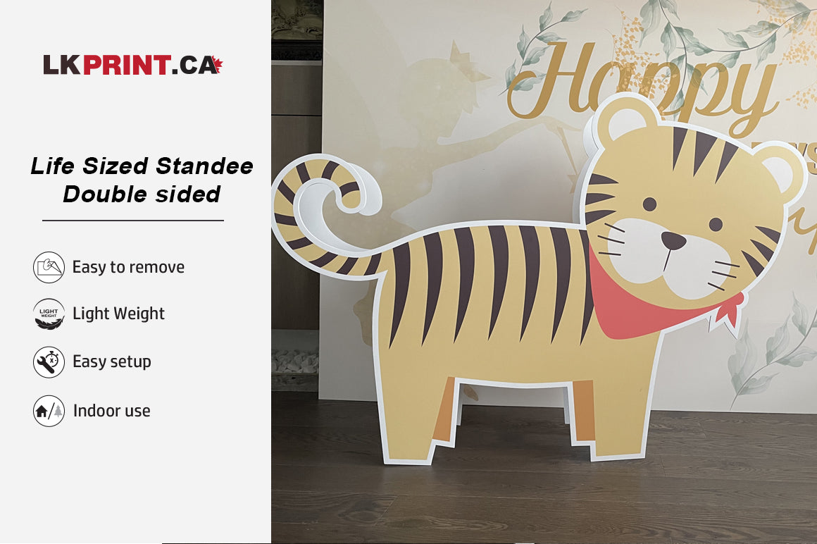 Life sized standee - double sided – LKprint.ca