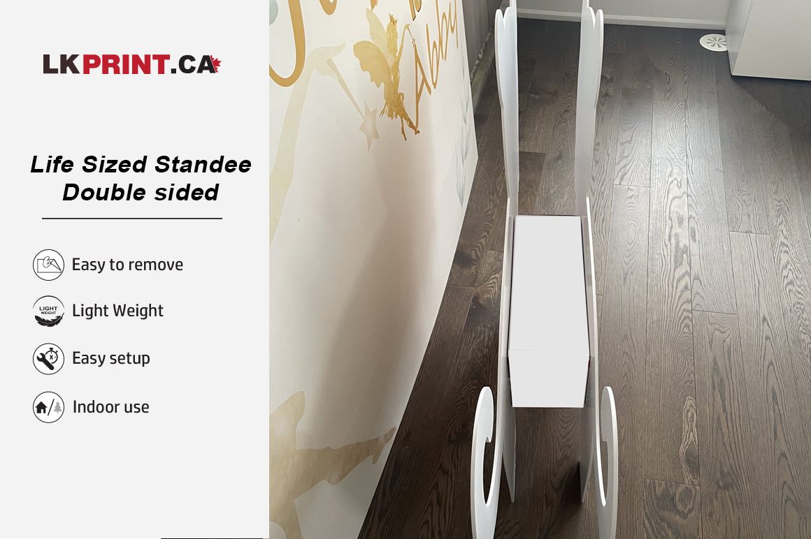 Life sized standee - double sided – LKprint.ca