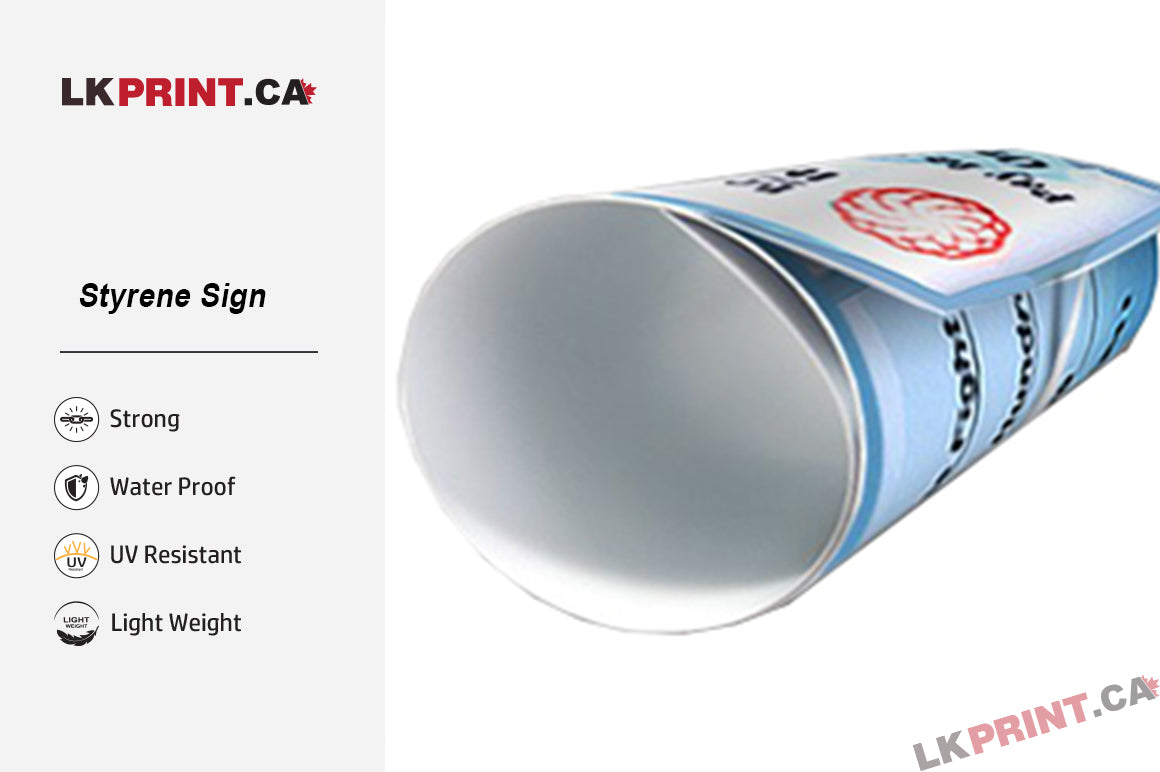 Styrene signs – LKprint.ca